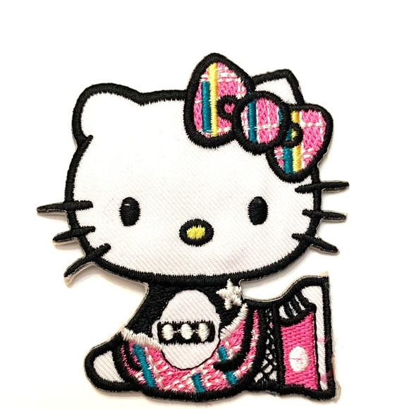 Accessories | Kitty Patch Sanrio Cute Iron On Punk Cat Diy Lot | Poshmark